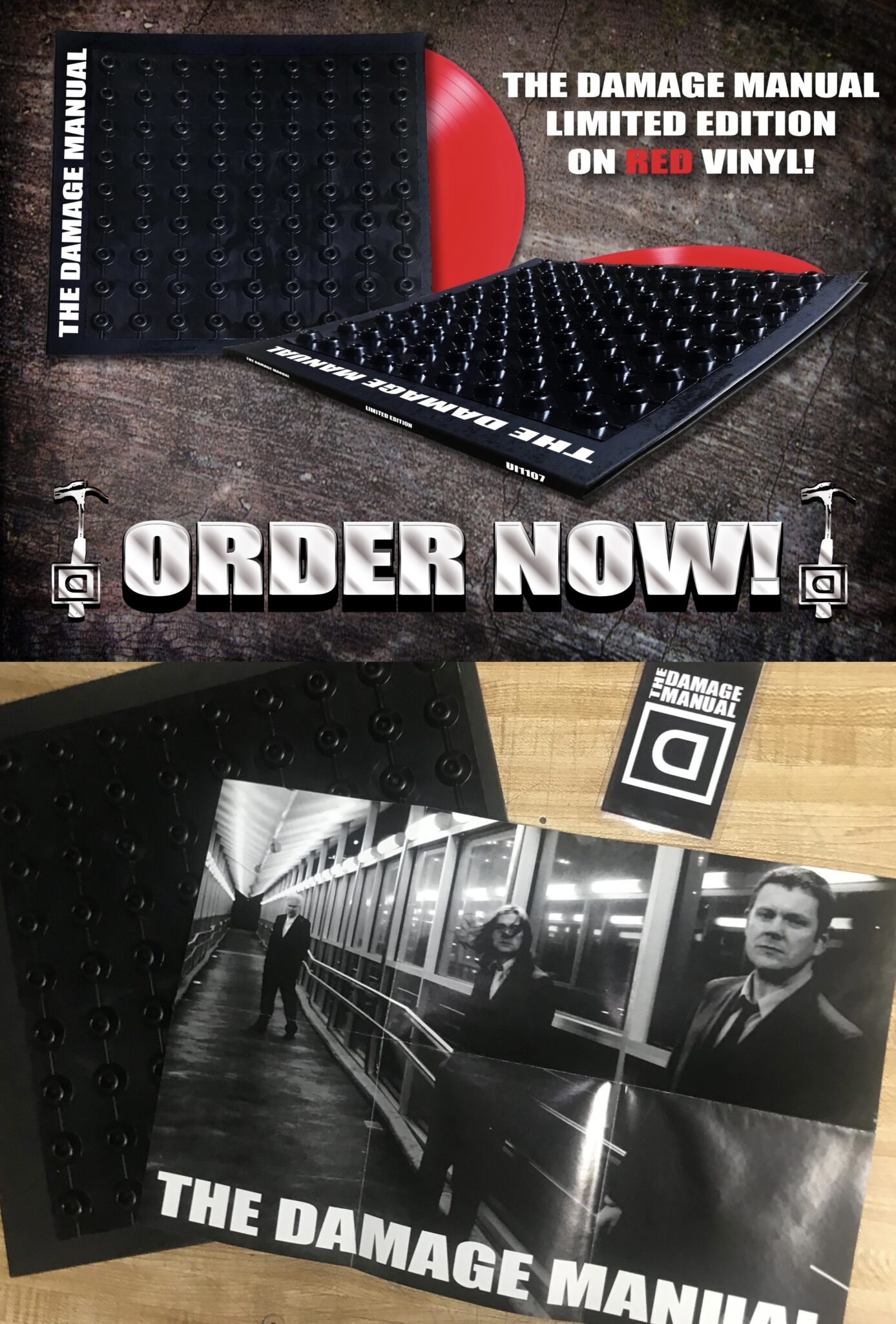 The Damage Manual Limited Edition 160g Red Vinyl Pre-Order - Museum of ...